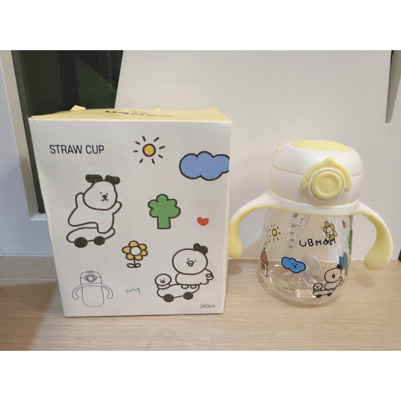 [免運現貨] 韓國 ubmom ub mom 水杯 防逆流 逆水 回流 水壺 兒童 吸管杯 吸管水杯 學習杯 | 蝦皮購物