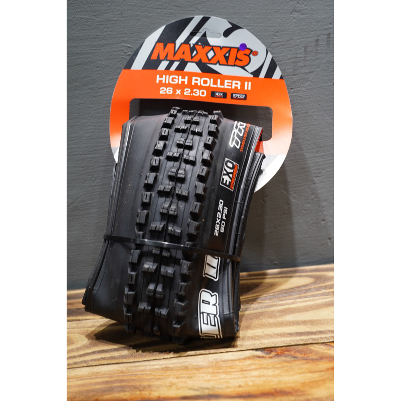 【卜萊特小霸王】MAXXIS HIGH ROLLER II 26*2.3 越野 登山車 環島 瑪吉斯 輪胎 外胎 爽老闆 | 蝦皮購物