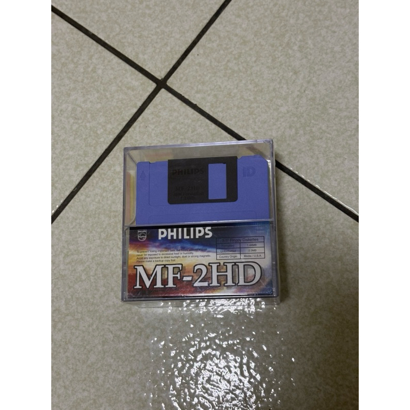 PHILIPS磁碟片 MF-2HD 3.5吋 1.44MB 10片 未拆封 | 蝦皮購物