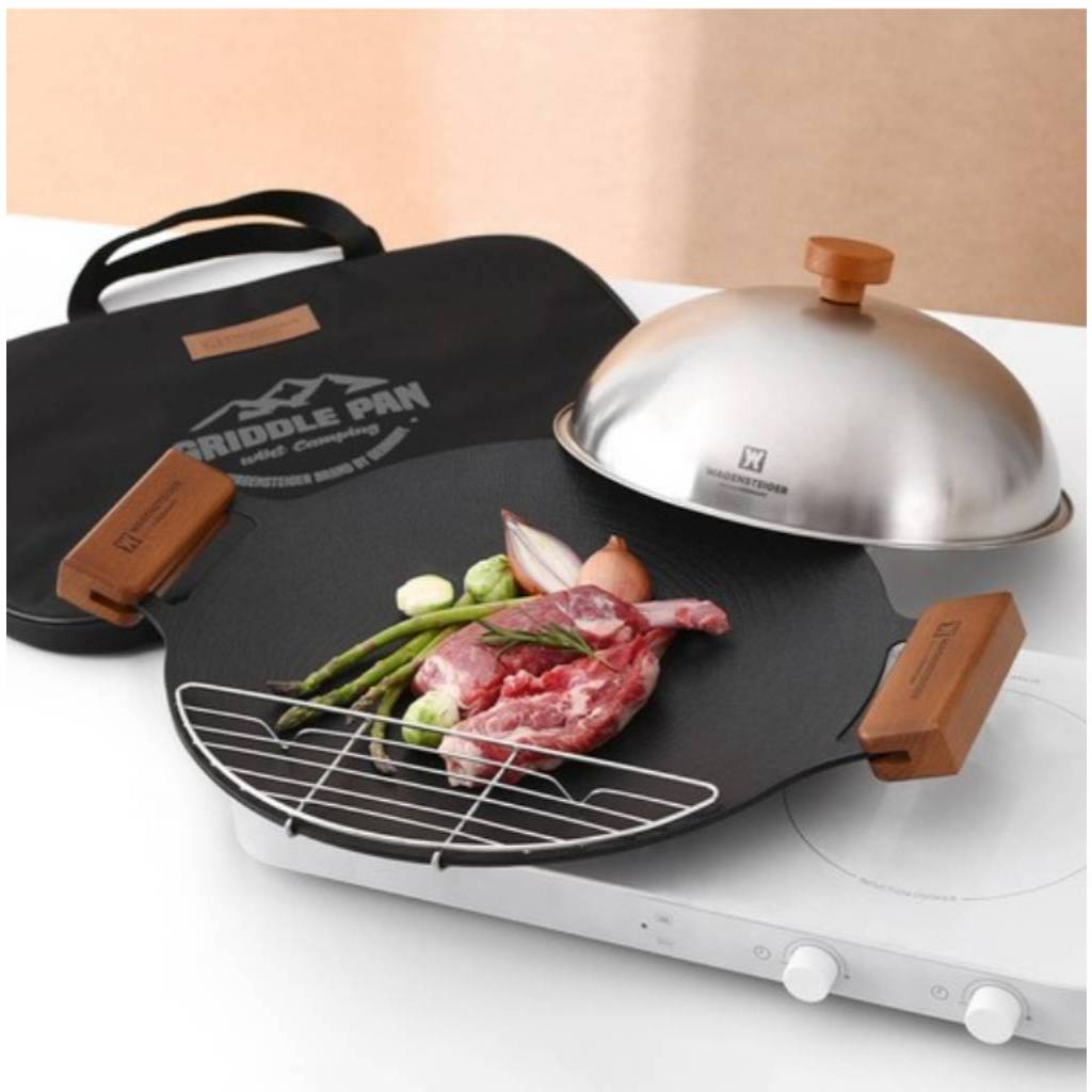 現貨 韓國製 WAGENSTEIGER 烤盤5件組 36cm 烤盤 平底鍋煎鍋 露營烤盤 瓦斯爐 IH電磁爐適用 | 蝦皮購物