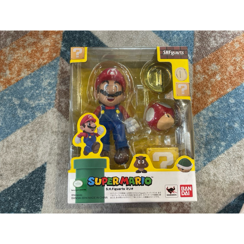 SHF 超級瑪利歐 super Mario二手正版代理版 | 蝦皮購物