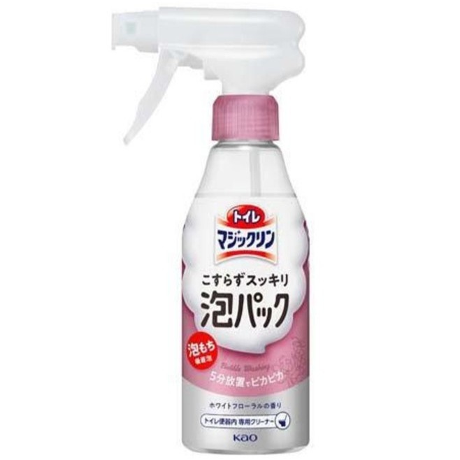 日本花王馬桶泡沫清潔噴霧 300ml-白色花香【三友藥妝Tomod's】 | 蝦皮購物