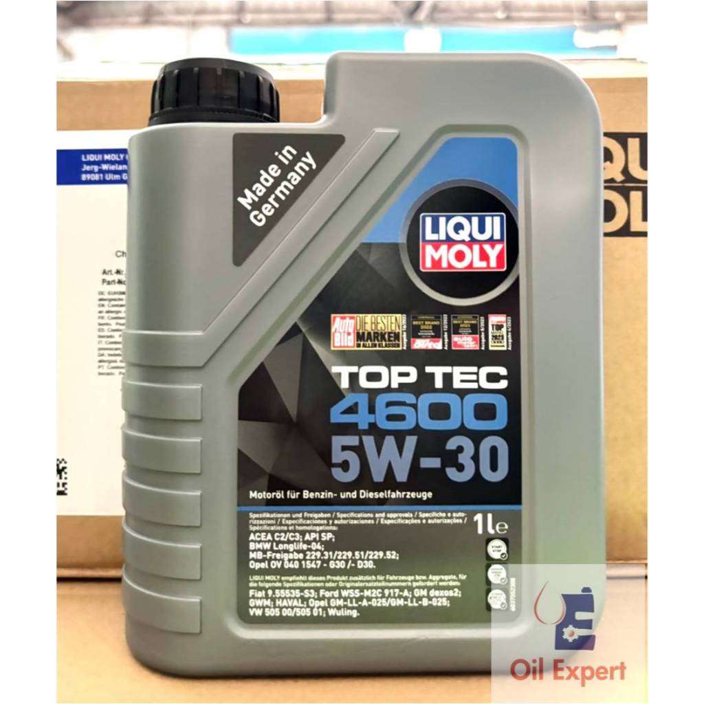 油品家 》LIQUI MOLY TOP TEC 4600 5w30 全合成機油 (附發票) | 蝦皮購物