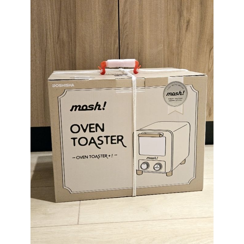 [全新未拆]mosh! 日本mosh電烤箱 烤麵包機 M-OT1 IV 白色 | 蝦皮購物