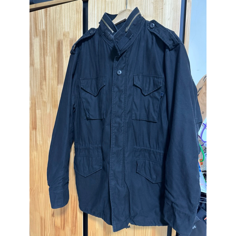 [ALPHA] M-65 外套 FIELD COAT (黑色）尺寸XL（含內裡L) | 蝦皮購物