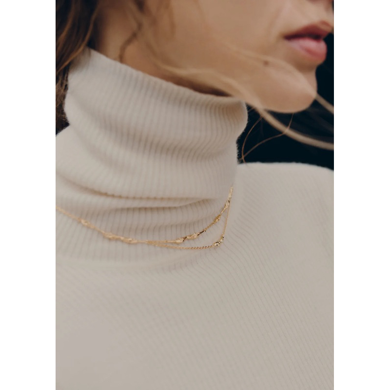 預購｜POLENE Eroz Double Chain 項鍊 | 蝦皮購物