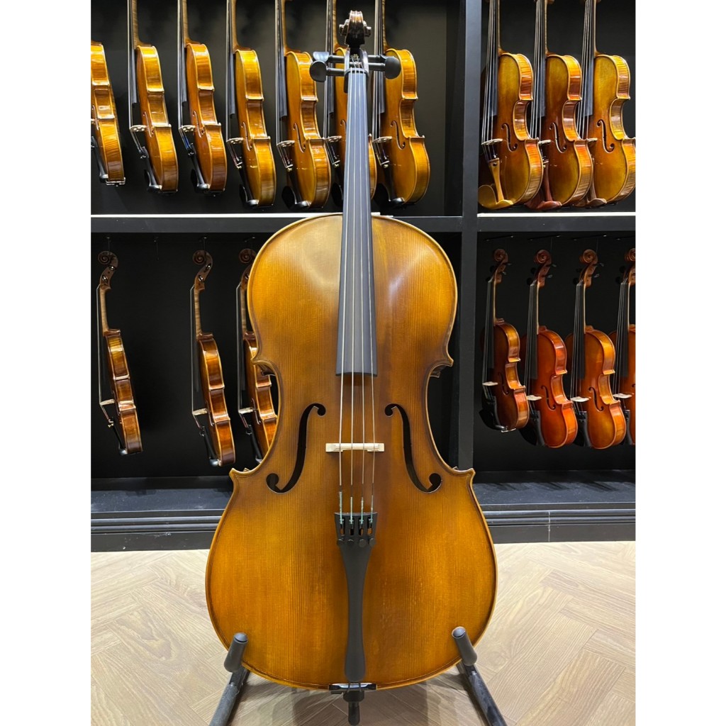 【ISVA嚴選】全新琴出清 進階手工大提琴 弦樂團專用琴 2024年款 型號I260 1/2 聲音飽滿宏亮 No.007 | 蝦皮購物
