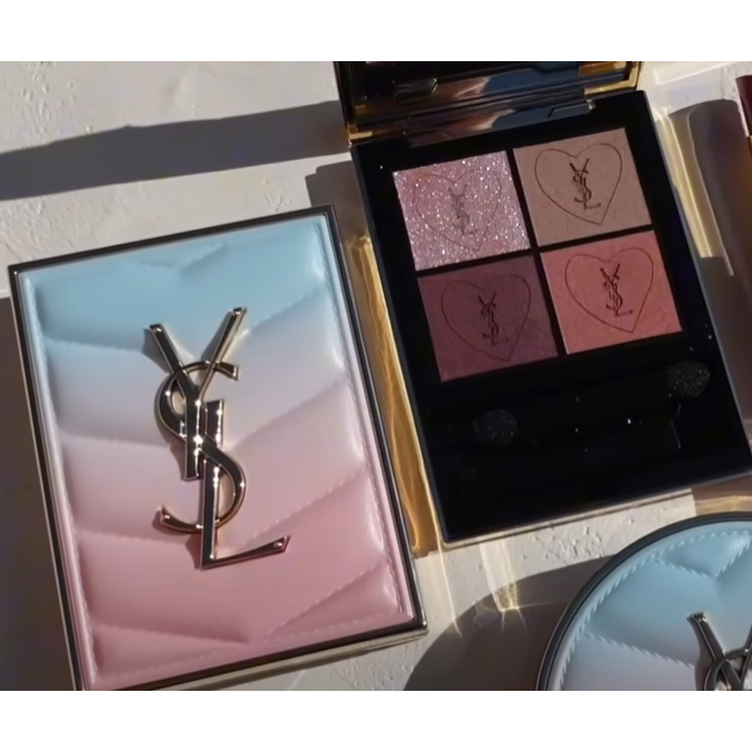 YSL 2025情人節限定時尚4色眼影盤#125 | 蝦皮購物