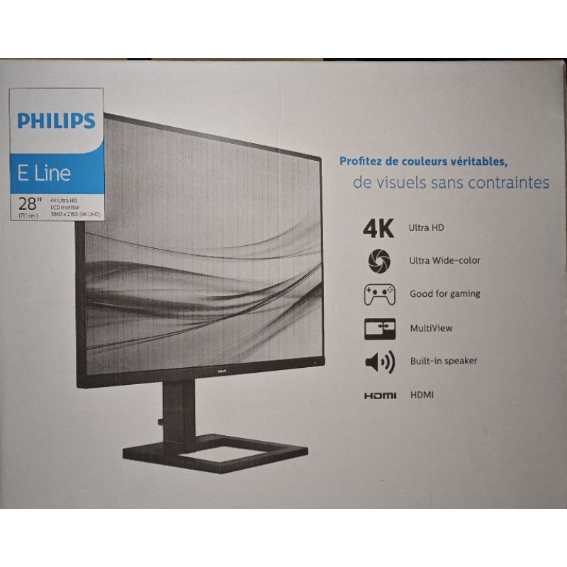 Philips 288E2A 28吋 4k UHD 螢幕 | 蝦皮購物