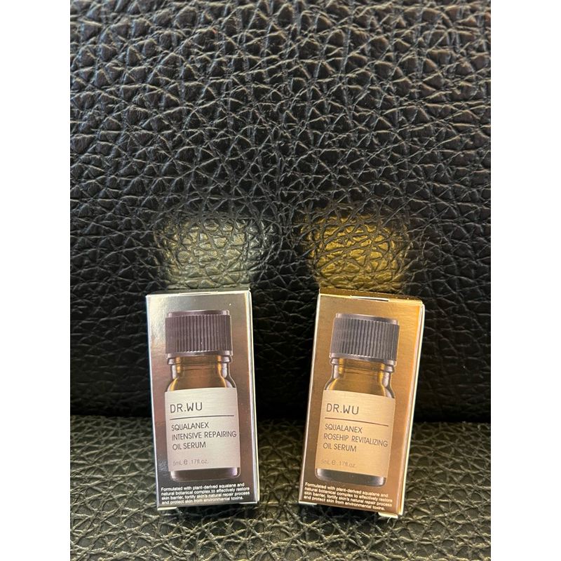 DR.WU角鯊潤澤修復精華油5ml/角鯊玫瑰果賦活精華油5ml | 蝦皮購物