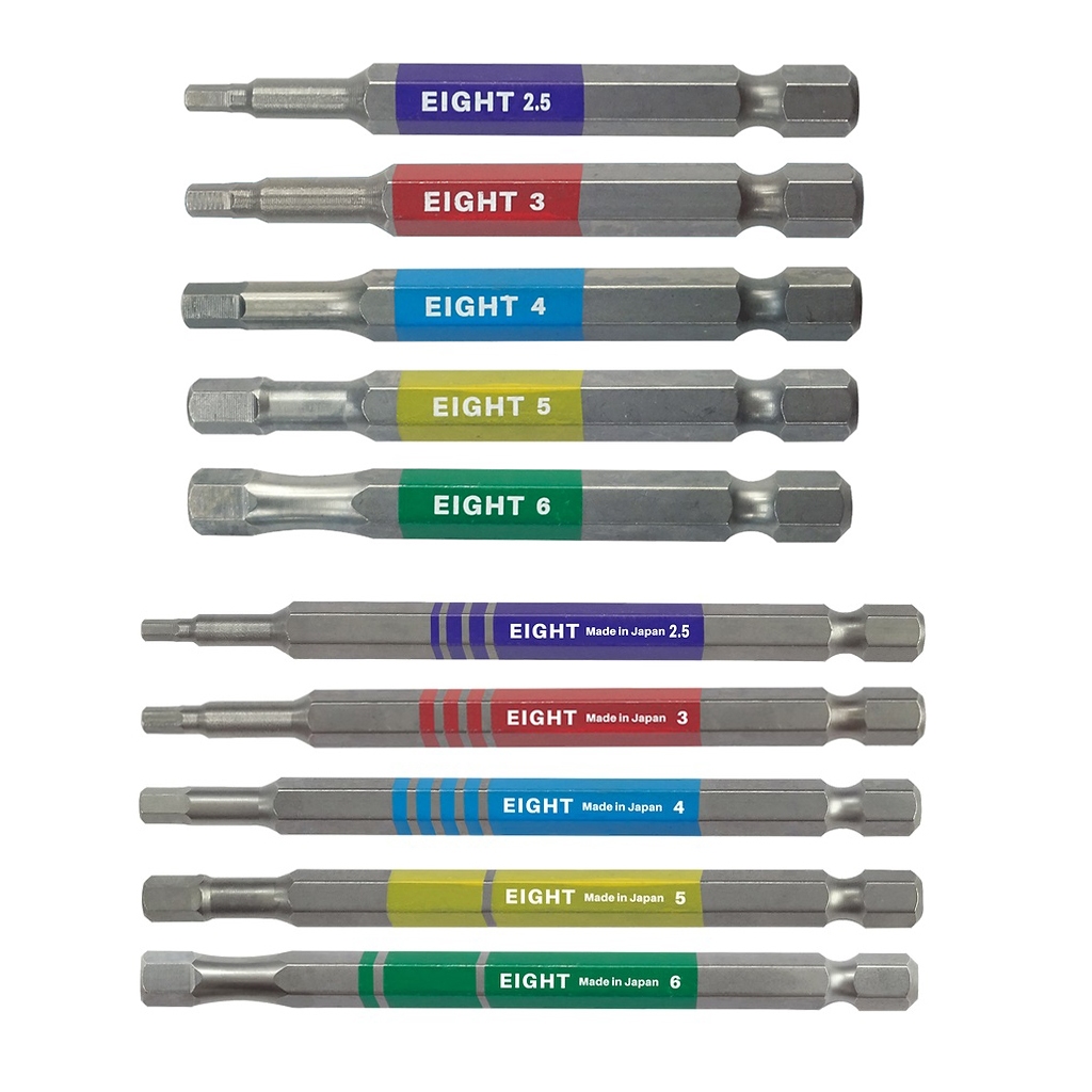EIGHT 耐衝擊 彩色內六角起子頭 EA-620C 新竹日立五金 | 蝦皮購物