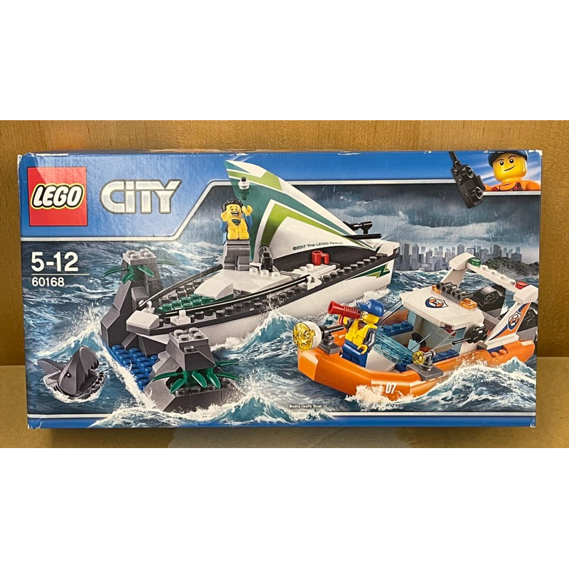 【絕版品】 LEGO 60168 海巡巡防帆船救援 樂高 全新未拆封 城市 | 蝦皮購物