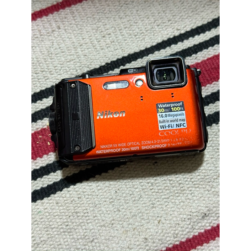 橘色Nikon Coolpix AW130 相機 | 蝦皮購物