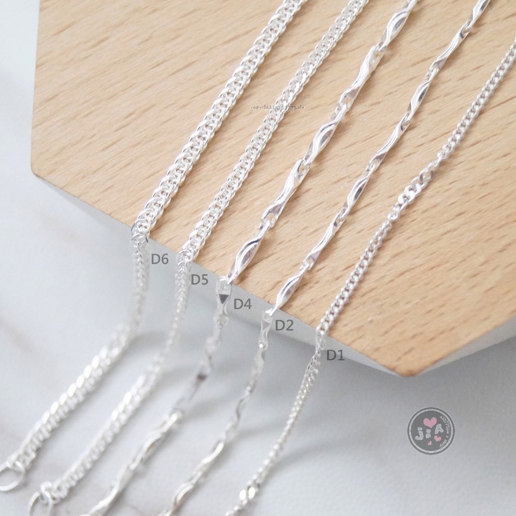 純銀單鍊 項鍊 車花鍊 (D) 元寶鍊 肖邦鍊 半波光 蛇鍊 頸鍊16/18吋 純銀項鍊S925。足銀990。正生純銀 | 蝦皮購物