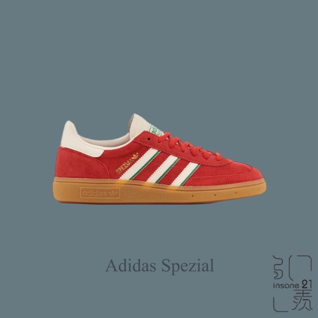 ADIDAS HANDBALL SPEZIAL 麂皮紅 耶誕紅綠 IF9531【Insane-21】 | 蝦皮購物