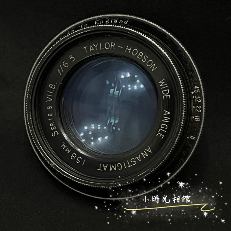 罕見Cooke大判銘鏡釋出 TAYLOR-HOBSON 6 1/4inch 158mm f6.5 大判廣角鏡 VIIB | 蝦皮購物