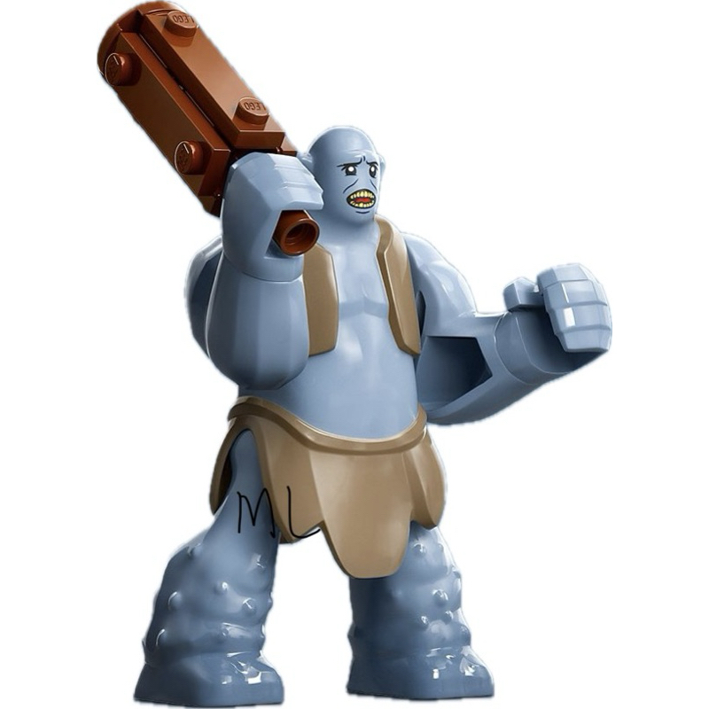 樂高LEGO 76435 山怪 mountain troll 哈利波特 人偶 霍格華茲城堡大廳 拆售 含武器 | 蝦皮購物