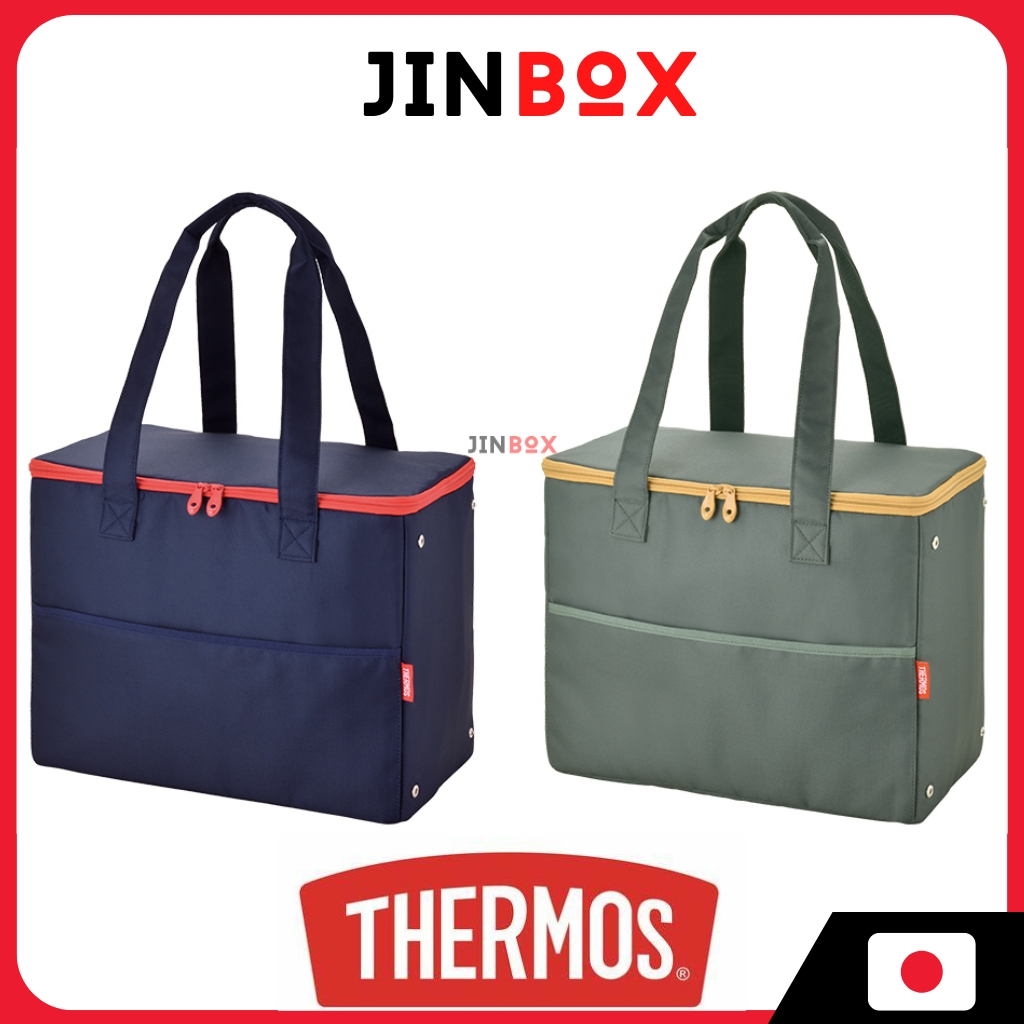 THERMOS 冷購物袋 25L - RFA-025 - 灰綠色/海軍藍 | 蝦皮購物