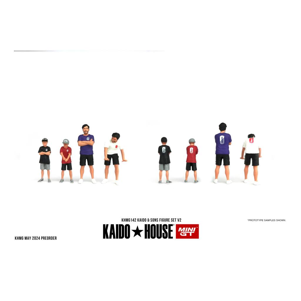 【模例】KaidoHouse Mini GT 1/64 KaidoHouse主理人Jun Imai父子檔人偶 | 蝦皮購物