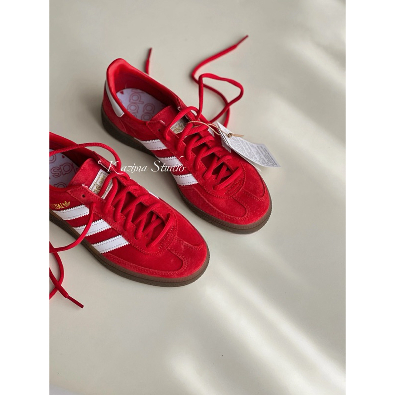 Kazima｜現貨 愛迪達 Adidas Handball Spezial 紅色 膠底 Jennie 同款 FV1227 | 蝦皮購物