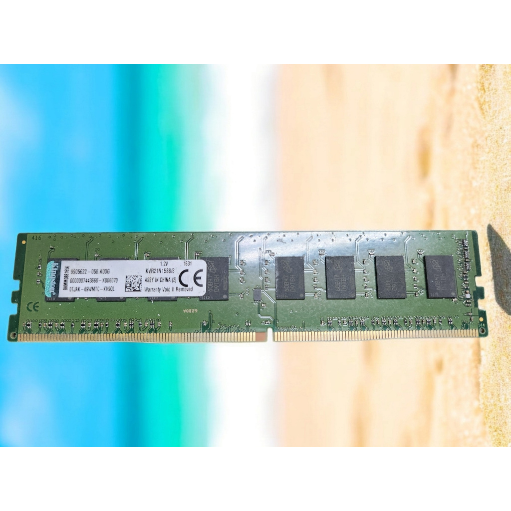 含稅 金士頓 終保 DDR4 2133 8GB 8G KVR21N15S8/8 單面顆粒 07R111 | 蝦皮購物