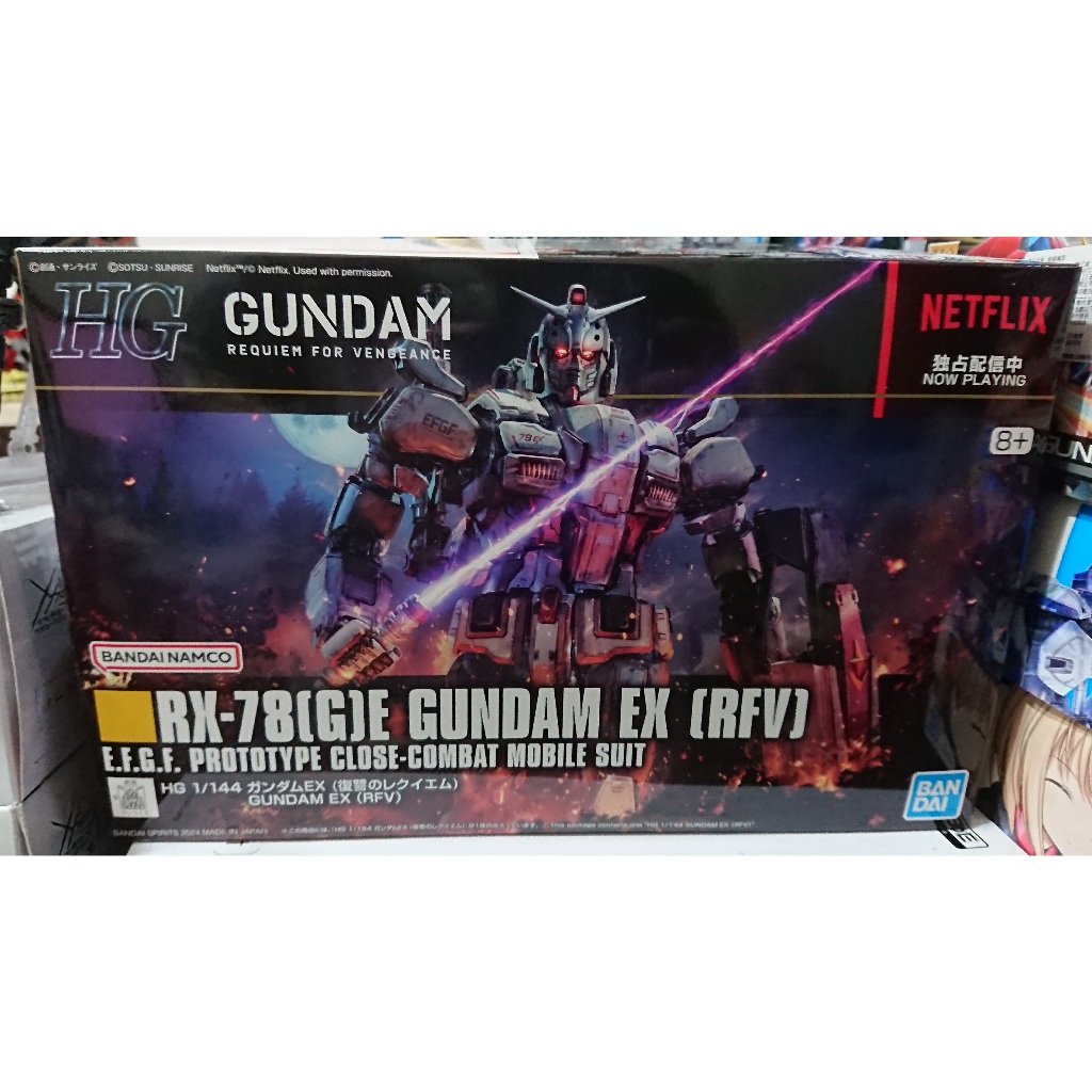 BANDAI 機動戰士鋼彈 復仇的安魂曲 HG 1/144 鋼彈EX 組裝模型 萬代 現貨 | 蝦皮購物