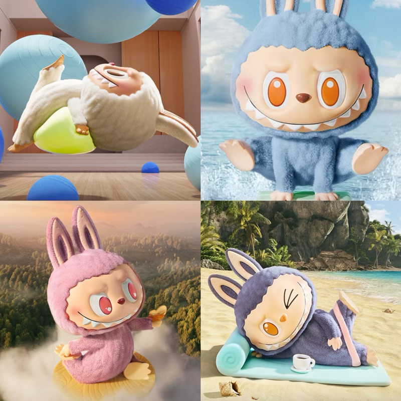 [Labubu]Lazy yoga 拉布布 | 蝦皮購物