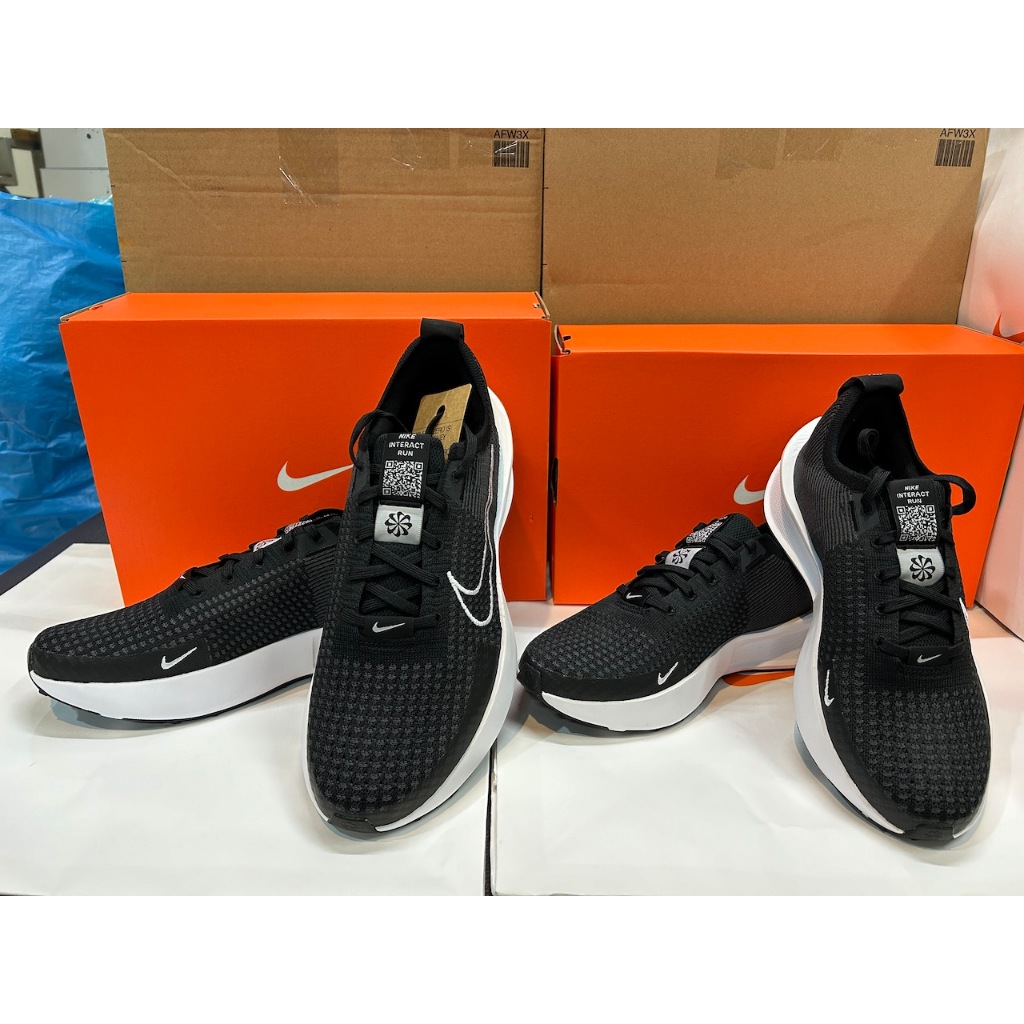 41折特惠 Nike 專業慢跑鞋 Interact Run 男鞋 黑白 針織 回彈 路跑 馬拉松 男FD2291-001 | 蝦皮購物