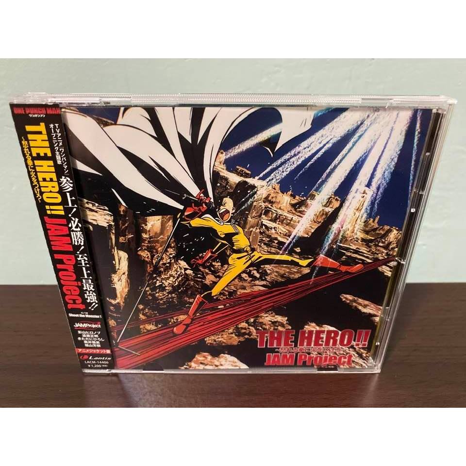一拳超人 日版 通常盤 CD JAM Project THE HERO!! OP 埼玉 龍捲 吹雪 傑諾斯 | 蝦皮購物