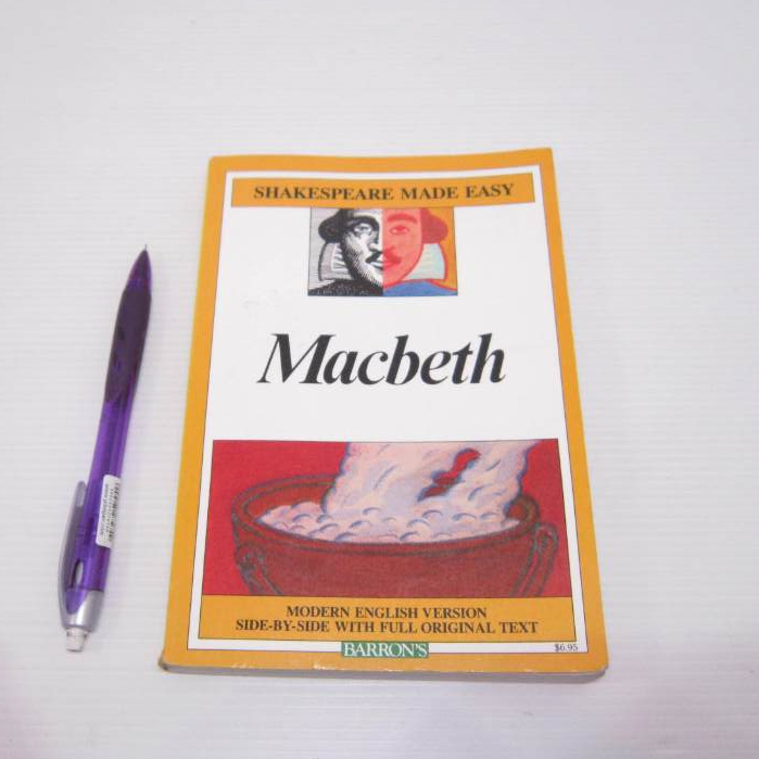 「二手書」Macbeth Shakespeare made easy原文小說 Barron's side-by-side | 蝦皮購物