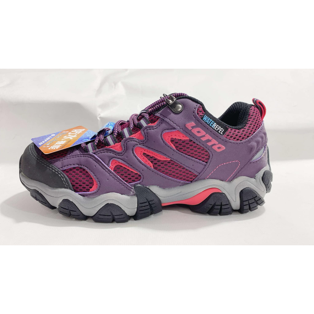 北台灣大聯盟 LOTTO樂得 女款REX ULTRA系列靜態防水戶外登山踏青鞋 3807-紫紅 超低直購價690元 | 蝦皮購物