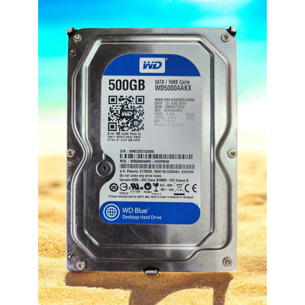含稅 WD 藍標 SATA 500G 500GB 640G 640GB 桌上型硬碟 3.5吋硬碟 | 蝦皮購物