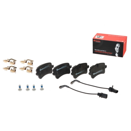 《歐馬國際》 4G0698451L A6 A7 MACAN 剎車來令片 煞車來令片 剎車皮 煞車皮 後 BREMBO | 蝦皮購物