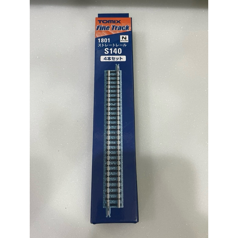 TOMIX 1801 直線線路 S140 (F) (4入) N規 鐵道模型 | 蝦皮購物