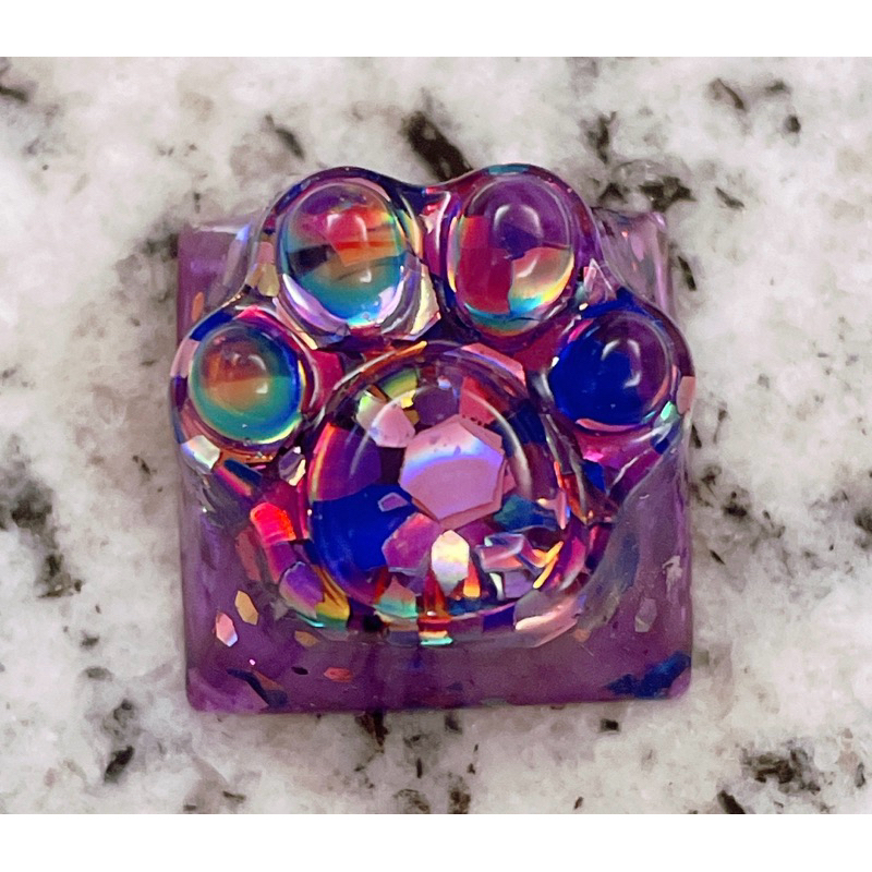 ️現貨 ️ 22 雷射亮紫貓爪 個性鍵帽 keykey 翻頁器 key key翻頁器 鍵盤 適用 | 蝦皮購物