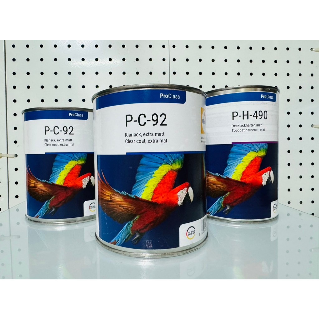 （免運） 德國🇩🇪 鸚鵡 英哥 Glasurit P-C-92 全消光金油 超啞光清漆 (2立組) | 蝦皮購物