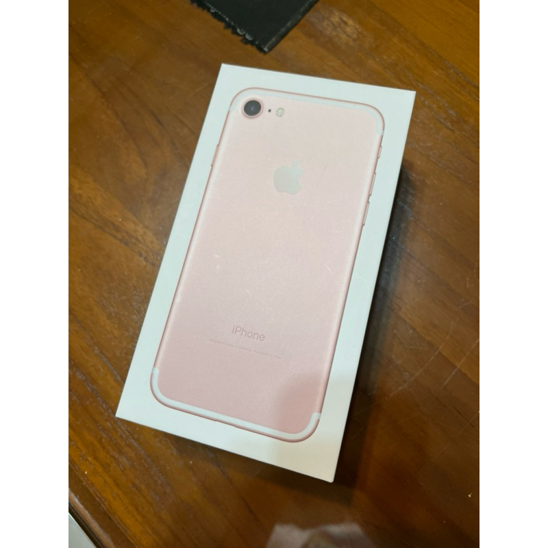 蘋果apple iphone7 IP7 i7 128g玫瑰金原廠盒裝只有盒子 | 蝦皮購物