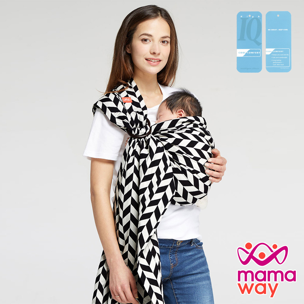 【mamaway媽媽餵】麥穗紋快乾育兒哺乳背巾 涼感 透氣 排汗 快乾 寶寶揹巾 | 蝦皮購物