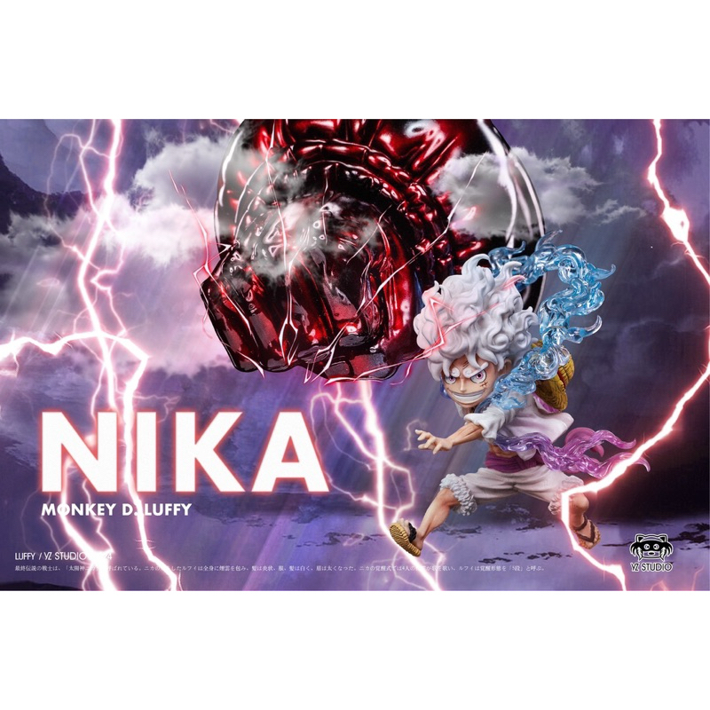 現貨 YZ鬼島決戰系列第十五彈 尼卡共鳴 五檔猿神槍 尼卡魯夫 紅/藍拳頭透明款 全新未拆 海賊王 WCF GK | 蝦皮購物