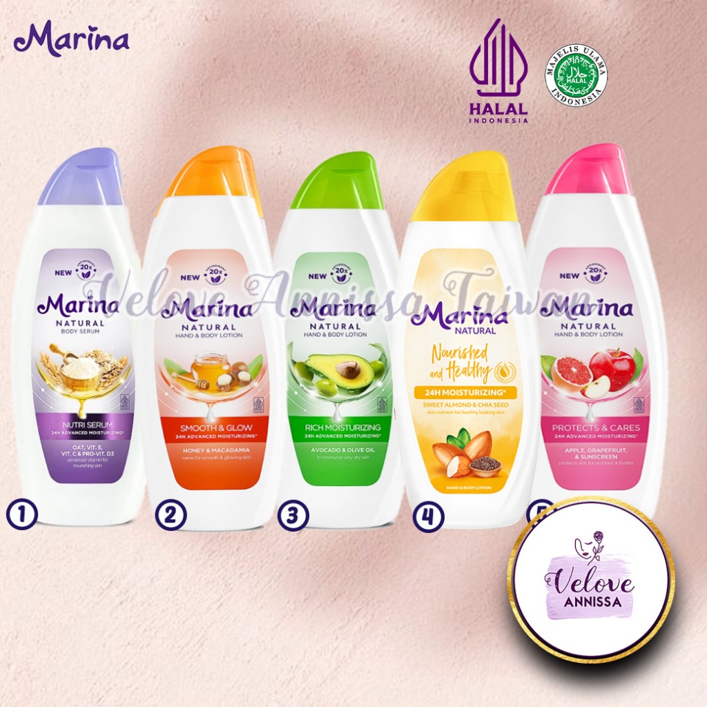 Marina Body Lotion UV White Nourish Bright Healthy Glow | 蝦皮購物