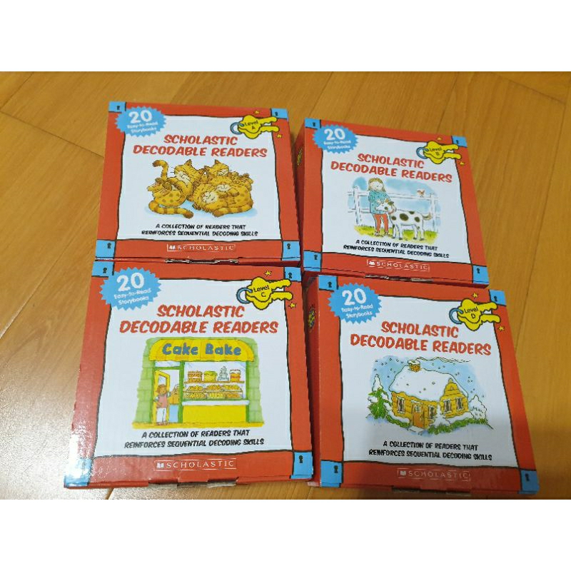 學樂Scholastic Decodable Readers(4盒合售） | 蝦皮購物