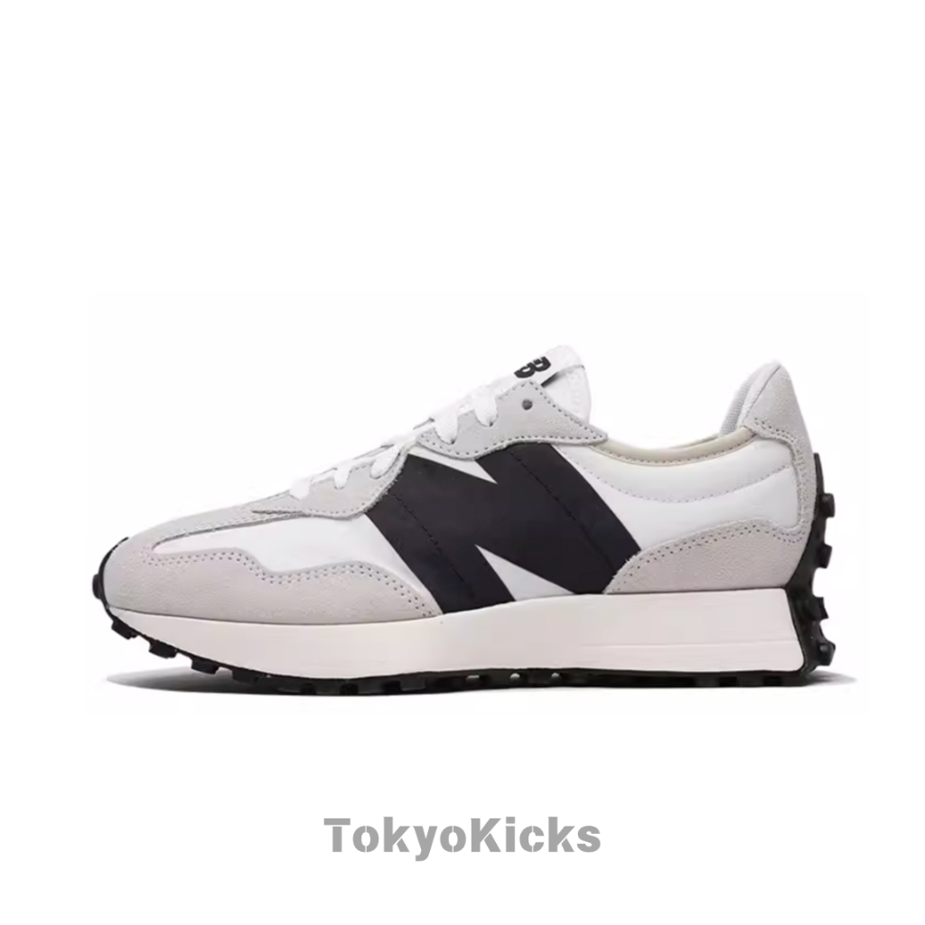 New Balance 327 灰白黑 奶茶色 百搭 復古 大N 休閒鞋 情侶鞋 慢跑鞋 運動鞋 男女鞋 MS327FE | 蝦皮購物