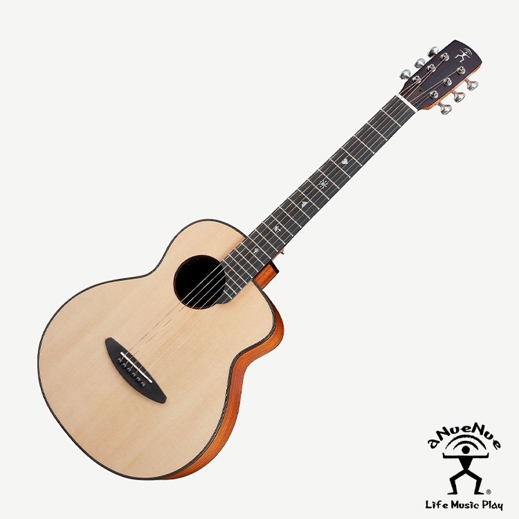 aNueNue MTL Clint 聯名系列 36吋 雲杉木 面單 旅行吉他 贈貼紙組【又昇樂器.音響】 | 蝦皮購物