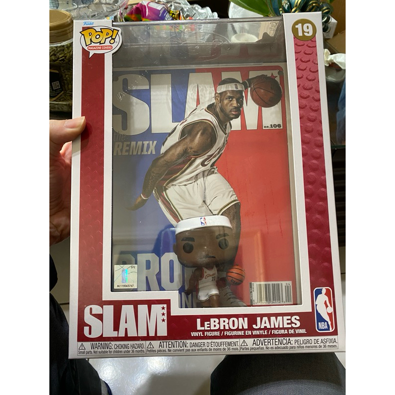 盒有損 現貨 Funko POP NBA SLAM 雜誌封面 LBJ 詹姆斯 LeBron James 經典動作公仔 | 蝦皮購物