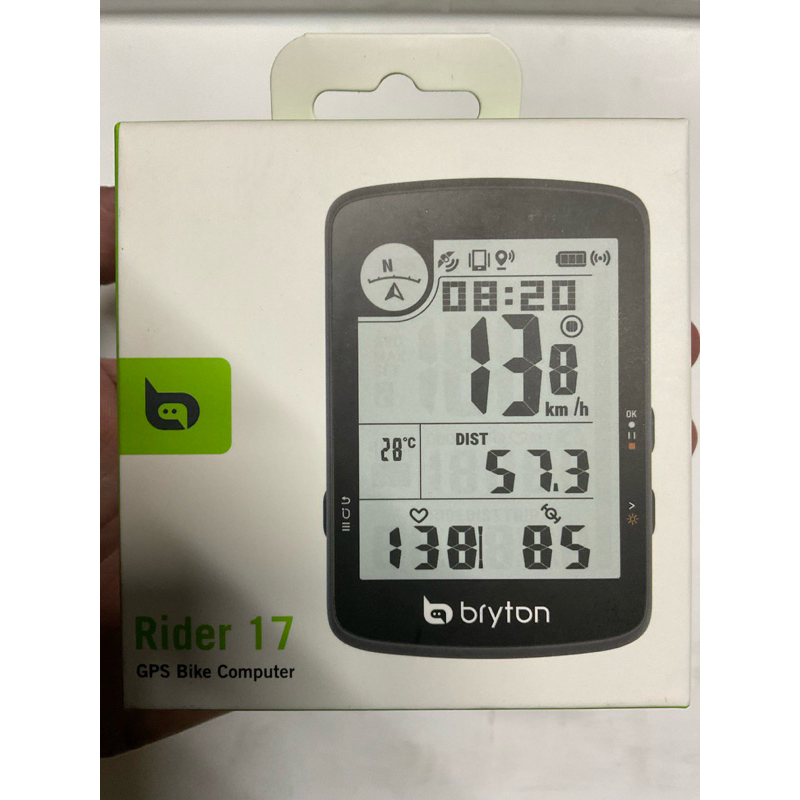 Bryton Rider 17 (主機+固定座） GPS type c 盛恩 藍芽 公路車 登山車 腳踏車 碼錶 紀錄器 | 蝦皮購物