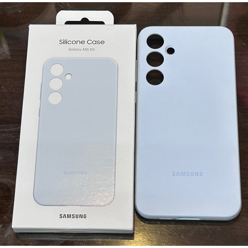 三星 Samsung SAM A55 5G EF - PA556 原廠殼 矽膠 薄型 保護殼 手機殼 淺藍 | 蝦皮購物