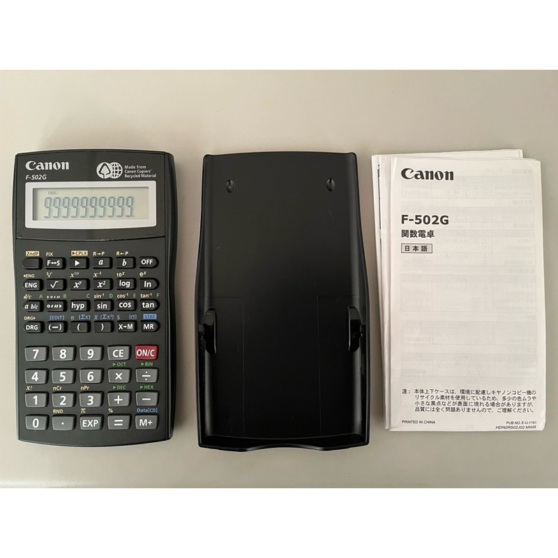 Canon F-502G f502g 複數 國營 工程計算機 | 蝦皮購物