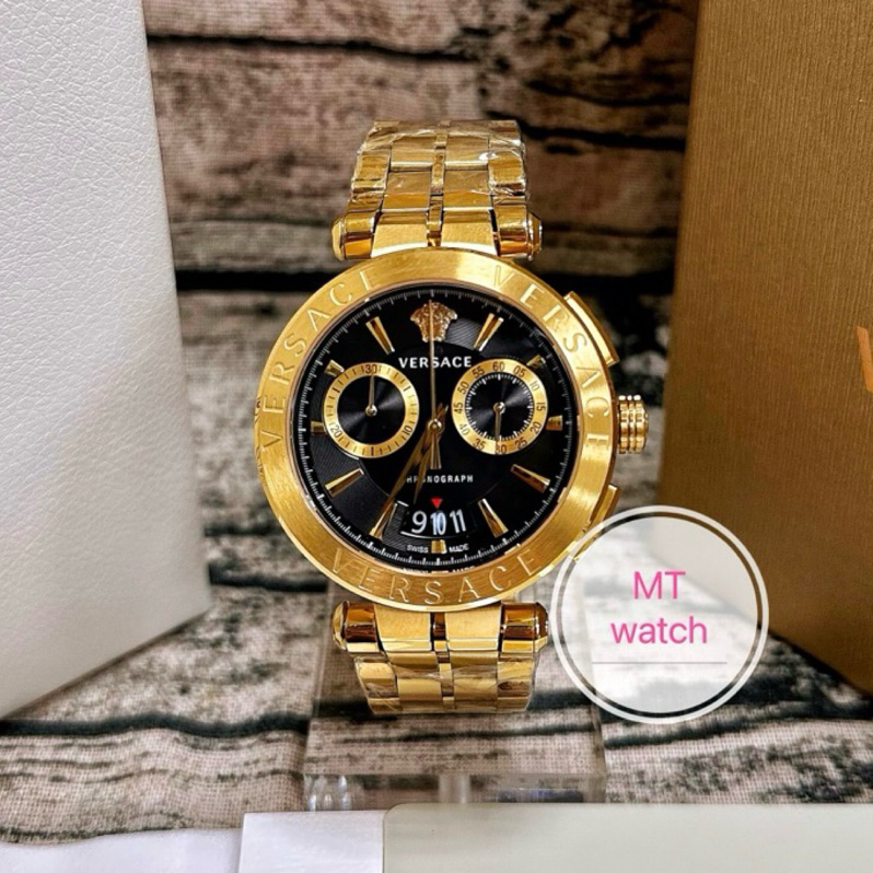 凡賽斯-Versace-VEZ900421金錶 男錶 精品手錶 | 蝦皮購物