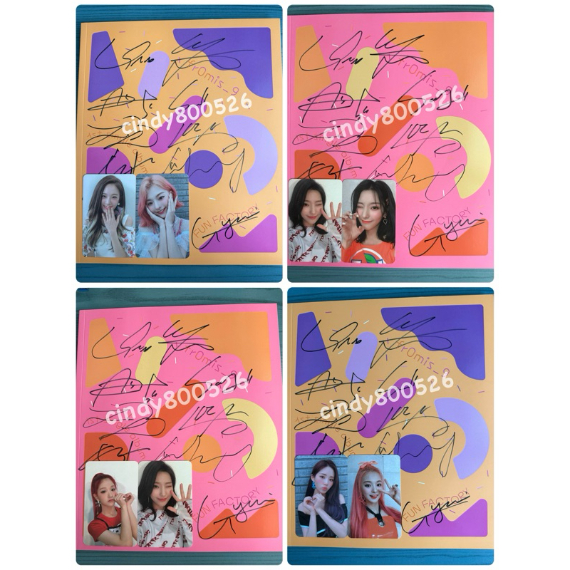 Mwave 簽專 fromis_9 1ST SINGLE ALBUM FUN FACTORY 全員 簽名 專輯 團簽 | 蝦皮購物