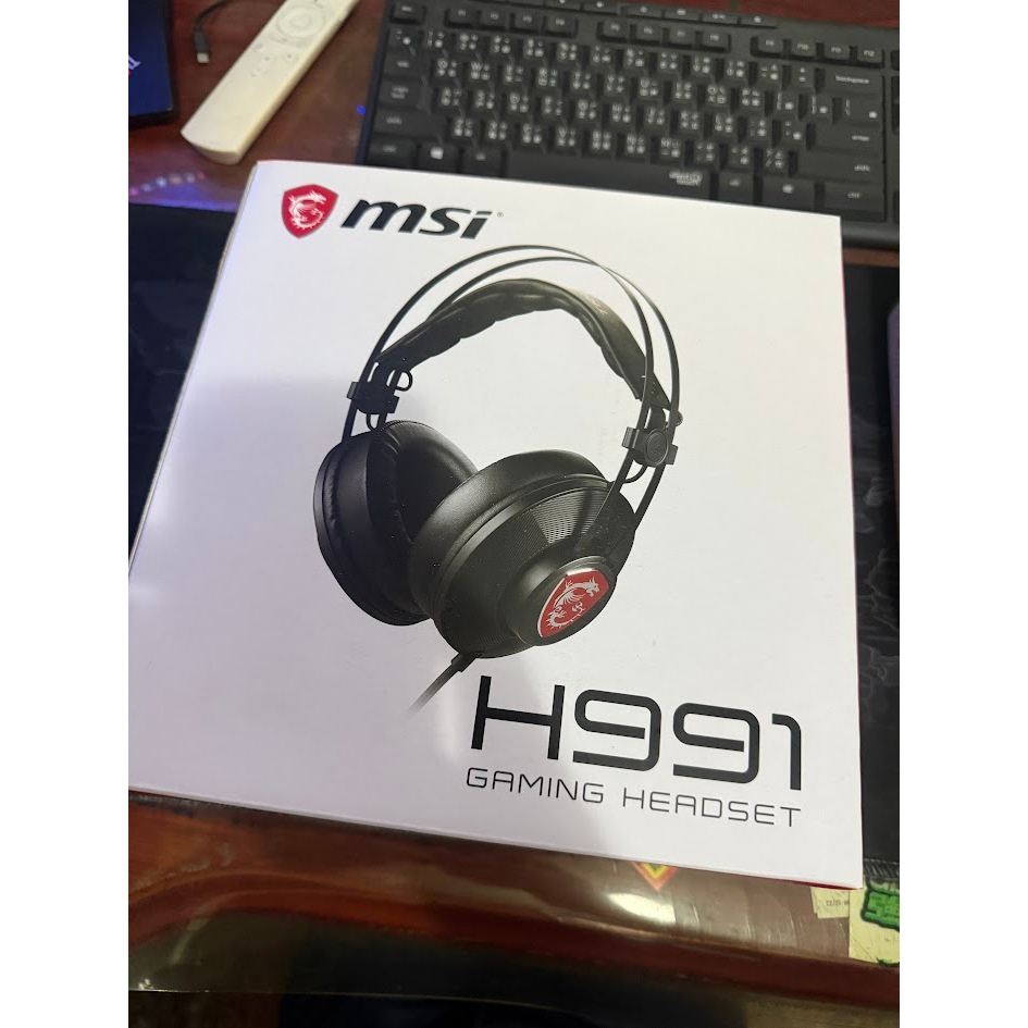 MSI H991 GAMING HEADSET 專業電競耳機(全新) | 蝦皮購物